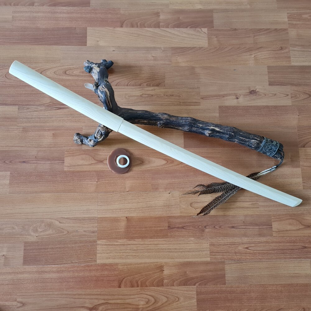 Ninja-To Bokken - ash wood (Togakure Ryu) www.bokken-shop.de